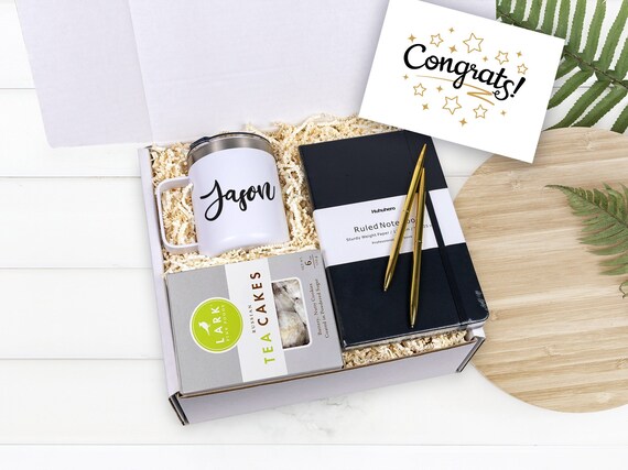 Congratulations New Job Gift Box for Men Personalized Gift - Etsy