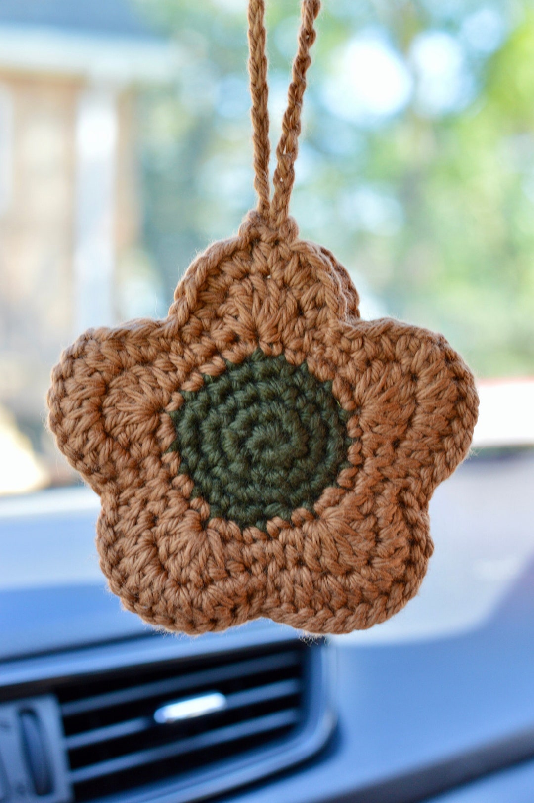 Flower Fragrance Friend Crochet Car Air Freshener Holder - Etsy