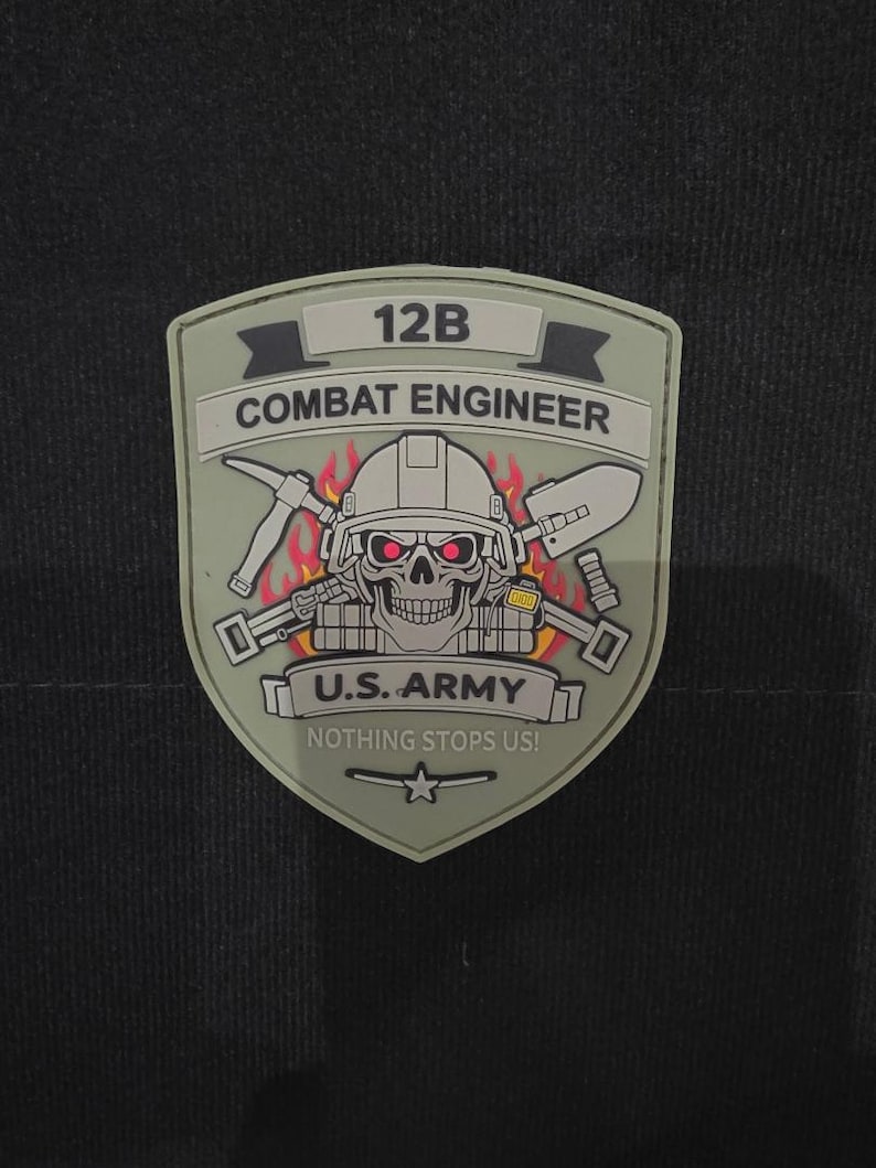 12 B Combat Engineer: “NOTHING STOPS US! - Etsy