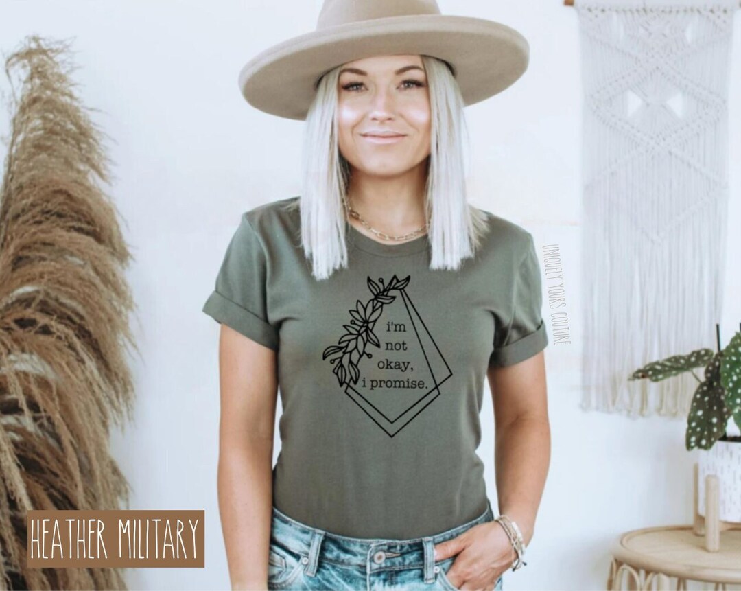 Im Not Okay, I Promise | Emo Song Lyrics Tee Shirt Unisex - Etsy