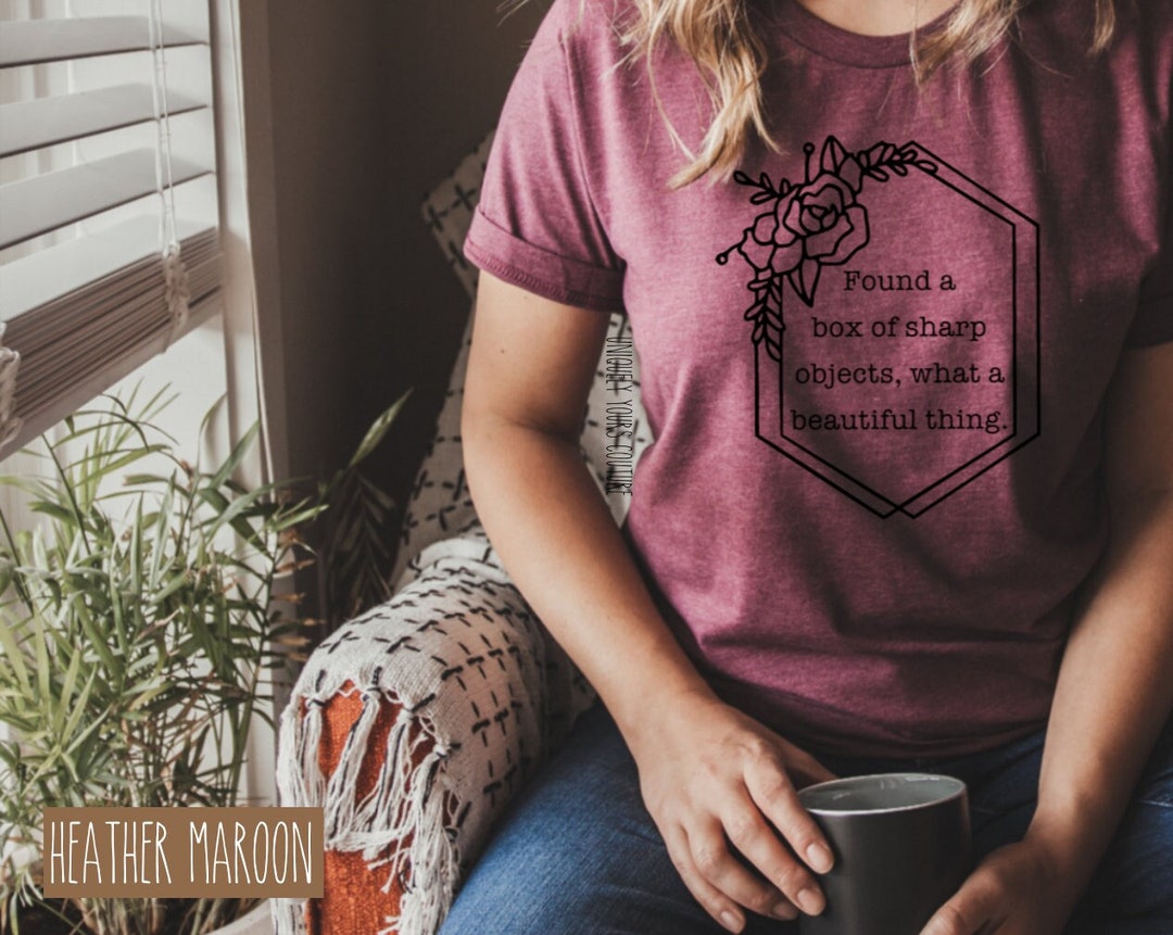 Found a Box of Sharp Objects... | Emo Song Lyrics Tee Shirt Unisex - Etsy