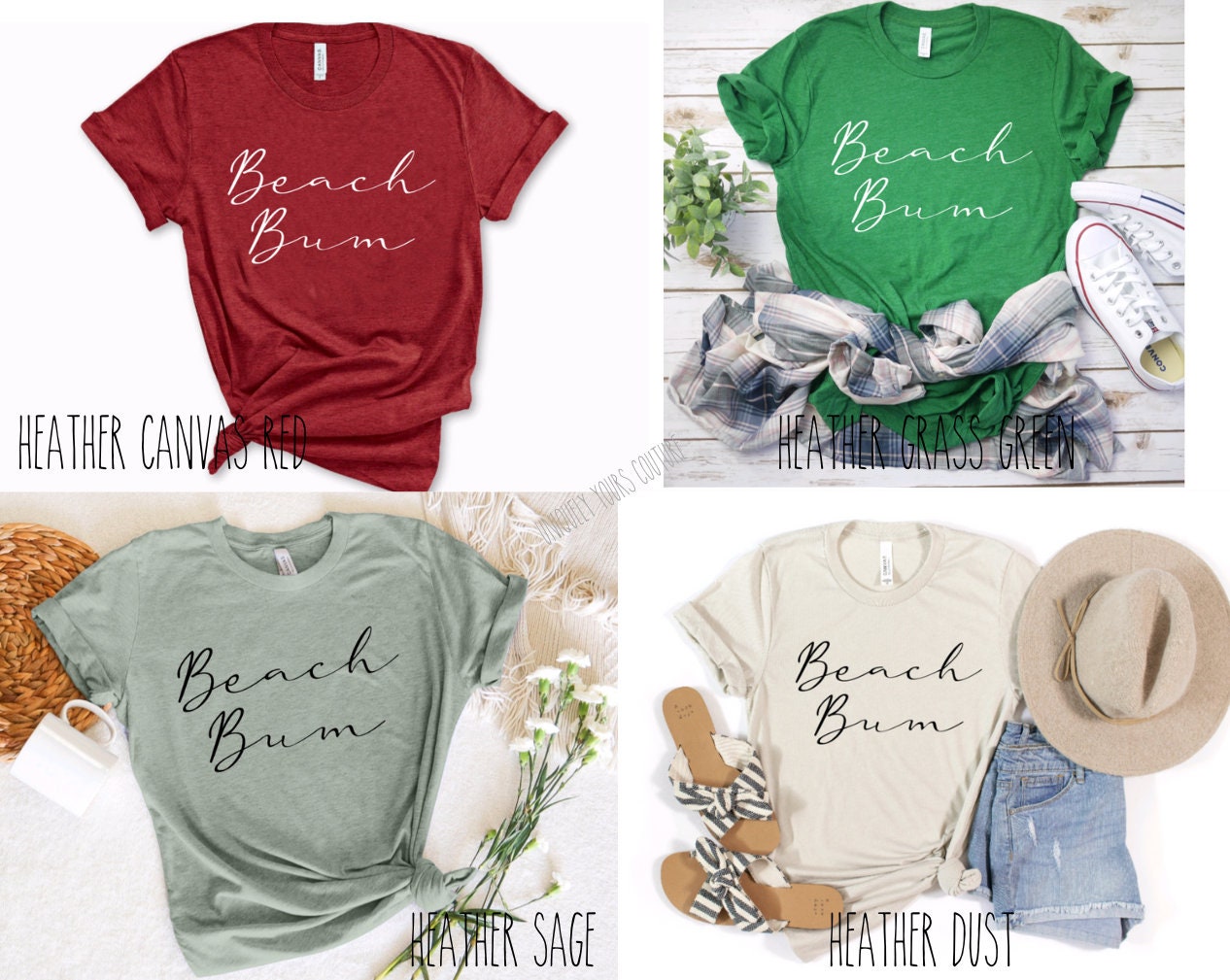 Beach Bum Women's Tee Shirt Unisex - Etsy