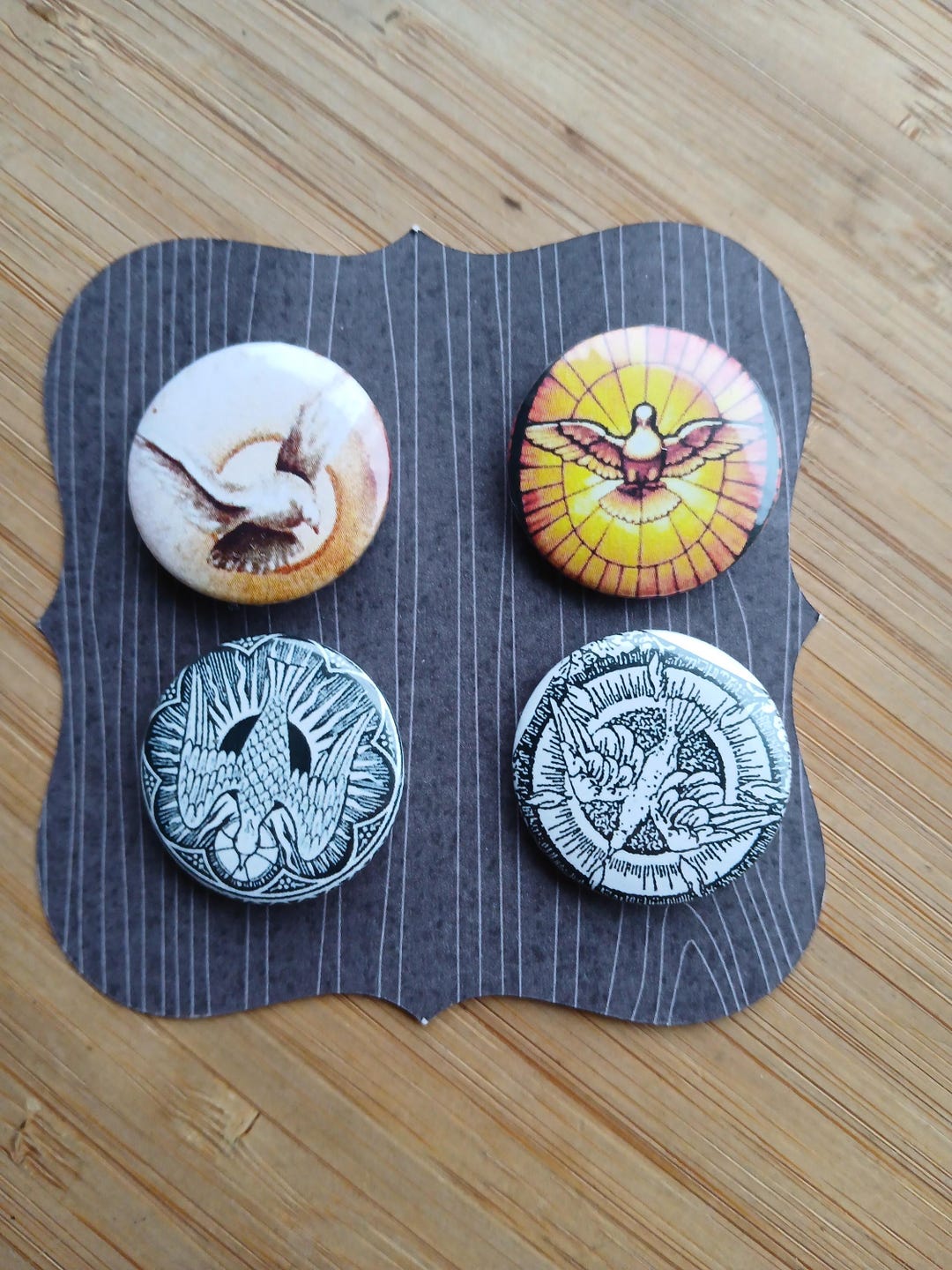 Holy Spirit Button Collection One Inch Buttons Confirmation Gift ...
