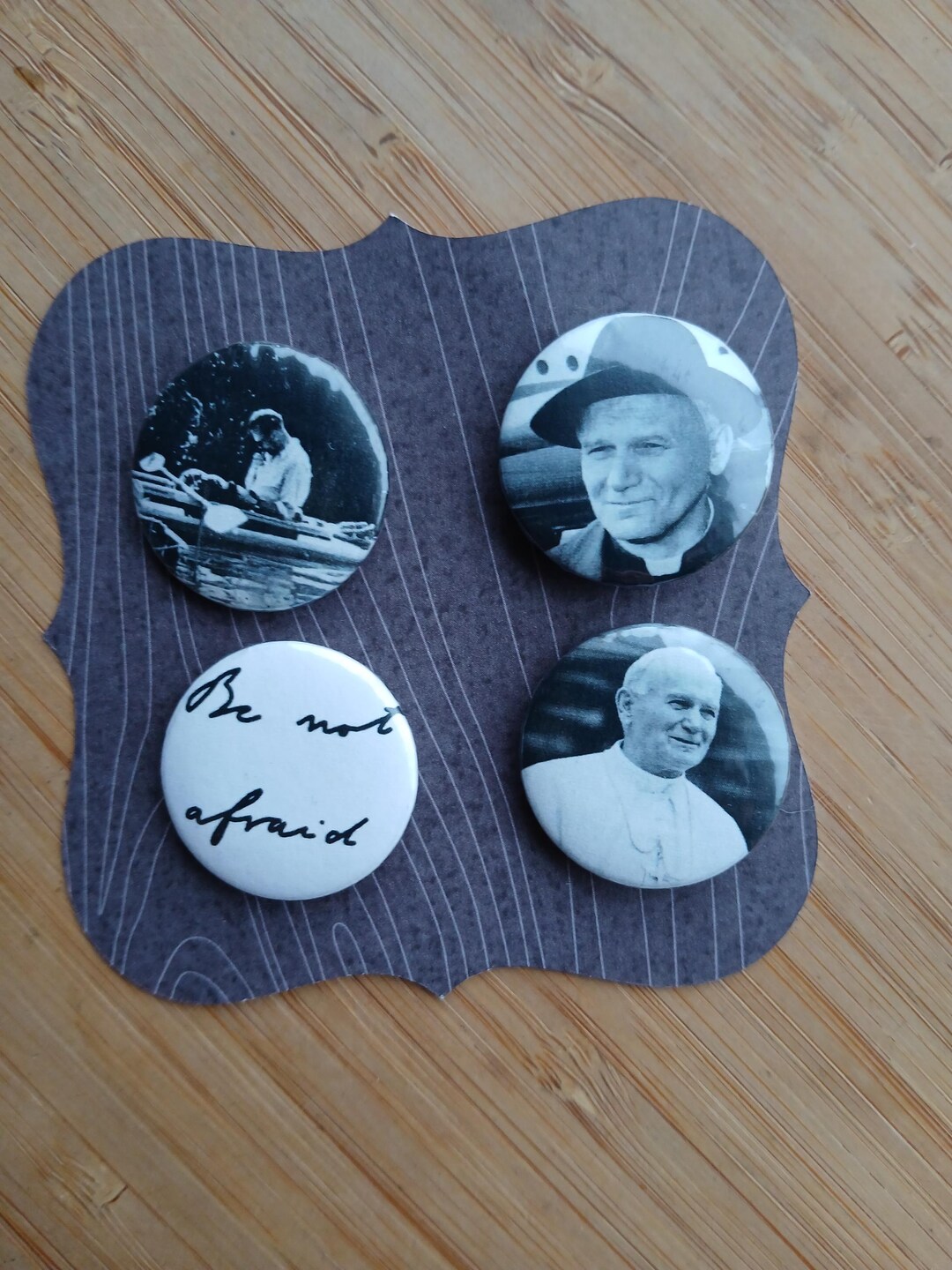 Pope John Paul Ll Button Collection One Inch Buttons Confirmation Gift ...