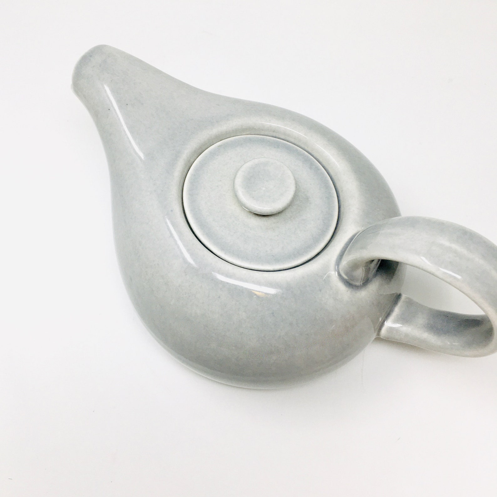 Russel Wright Teapot Granite Gray Organic Design American - Etsy