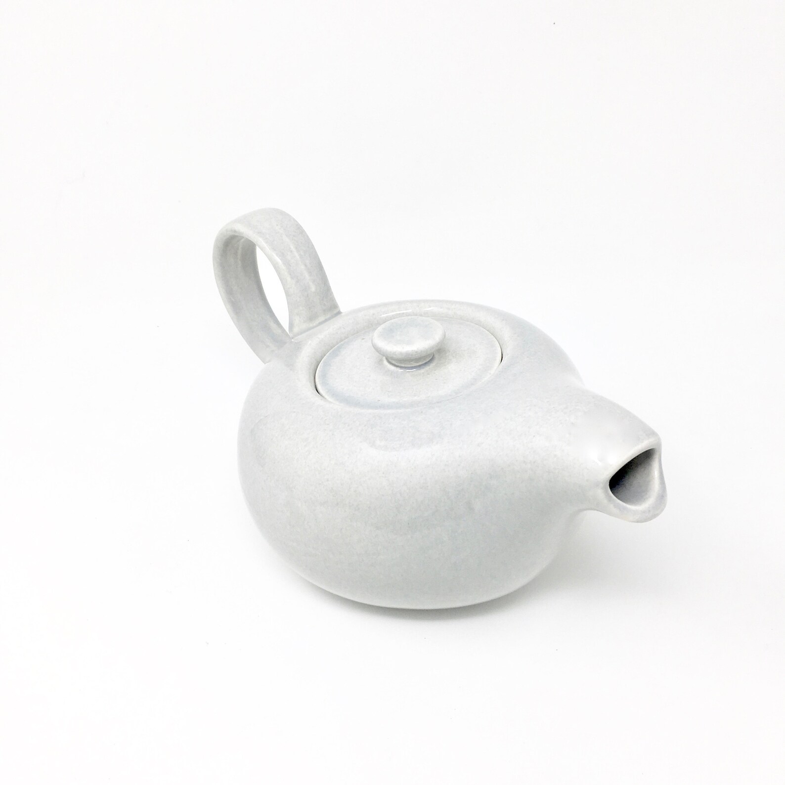 Russel Wright Teapot Granite Gray Organic Design American - Etsy