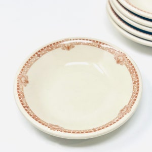 Wallace China, Desert Ware, Fruit Bowl, Brown Art Deco Border, Los ...