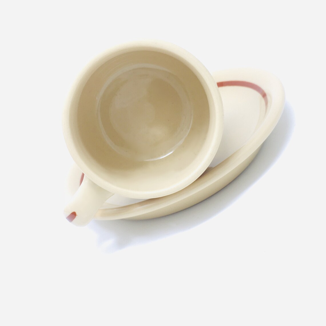 Shenango China Inca Ware Old Diner Mug and Saucer Maroon - Etsy