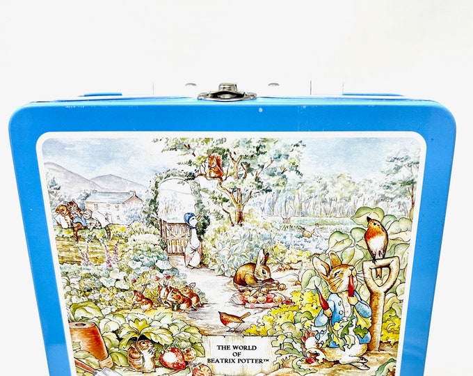 Peter Rabbit and Friends, Lunch Box in Metal, Schylling Co, Ipswich Ma ...