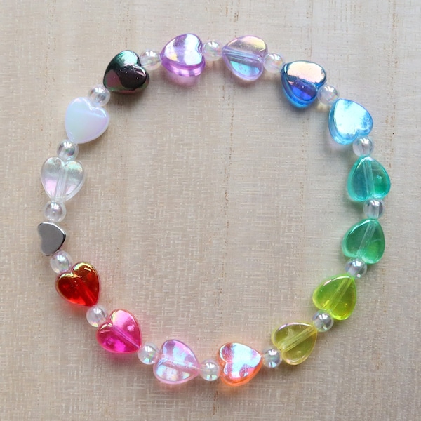 Candy Heart Bracelet - Etsy