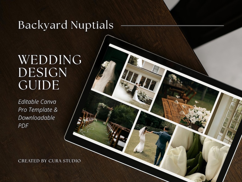 Wedding Design Guide | Editable Canva Template + Downloadable PDF ...