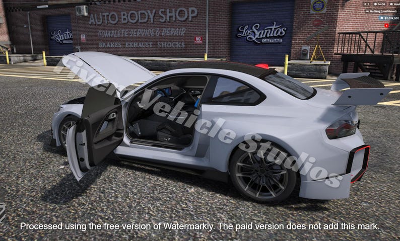 FiveM M2 Wraith Edition Zusatzfahrzeug | Wide Body Carbon Dachflügel ...