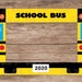 School Bus Photo Frame Back to School Frame Bus Driver | Etsy