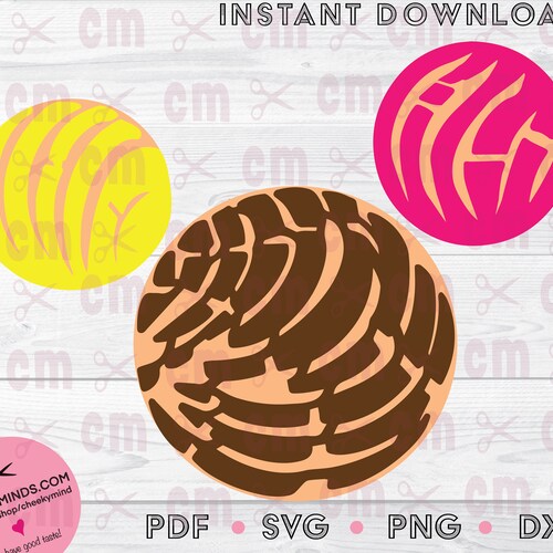 Conchas Mexican Pan Dulce Mexican Sweet Bread Concha Svg | Etsy