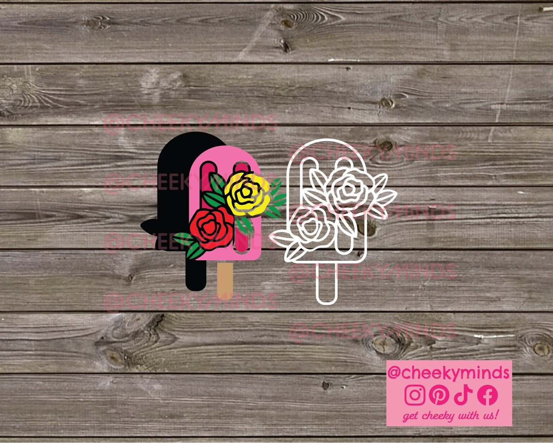 Paletero Cart SVG Paletas de Nieve SVG Set up for Layering | Etsy