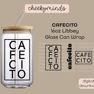 Cafecitos Libbey SVG | Libbey Can SVG | Instant Download | Libbey Can ...