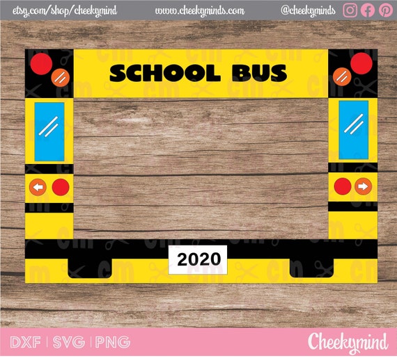 School Bus Photo Frame Back to School Frame Bus Driver | Etsy
