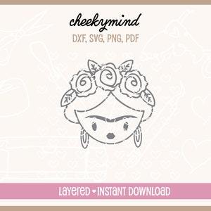 Frida Kahlo SVG, Frida Kahlo Design - Etsy