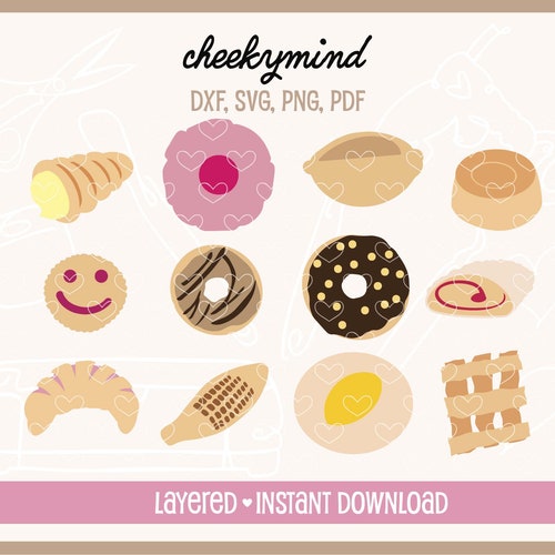 Conchas Pan Dulce Sweet Bread SVG Cut File - Etsy