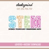 STREAM Science Technology Reading Engineering Art Math SVG PNG - Etsy
