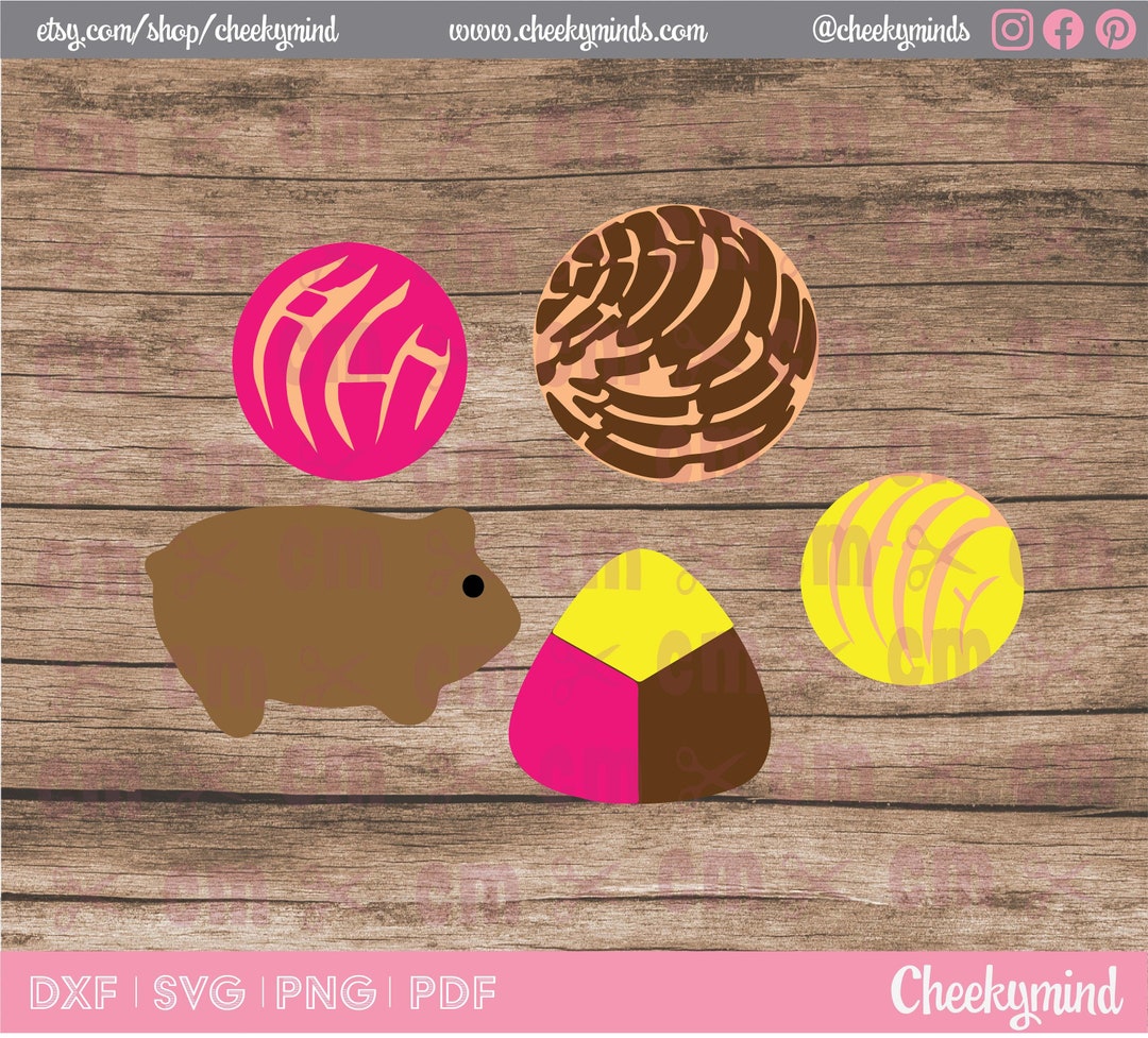 Mexican Pan Dulce Mexican Sweet Bread, Concha, Maranito, Tricolor ...