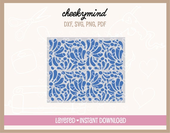 Talavera Tile SVG Instant Download Spanish Tile Pattern | Etsy