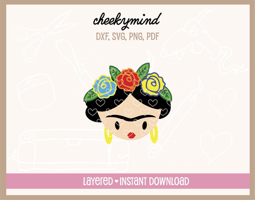 Frida Kahlo SVG, Frida Kahlo Design - Etsy