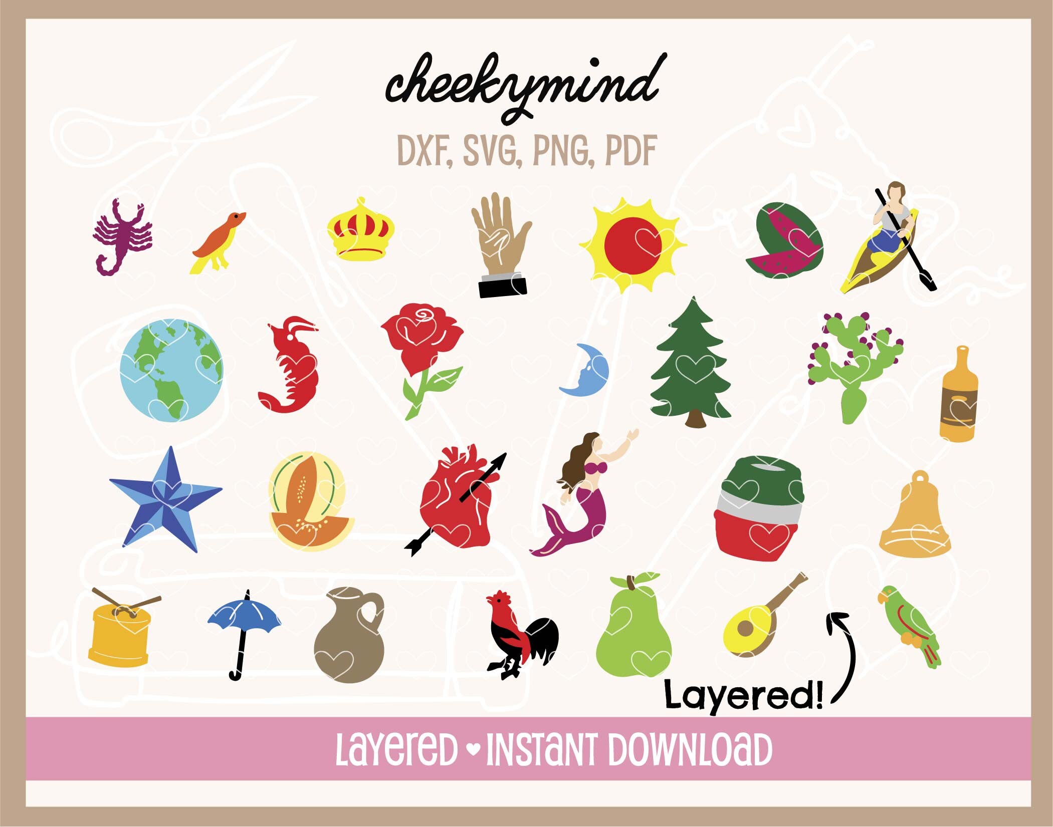 Loteria Clipart Svg - Etsy Israel