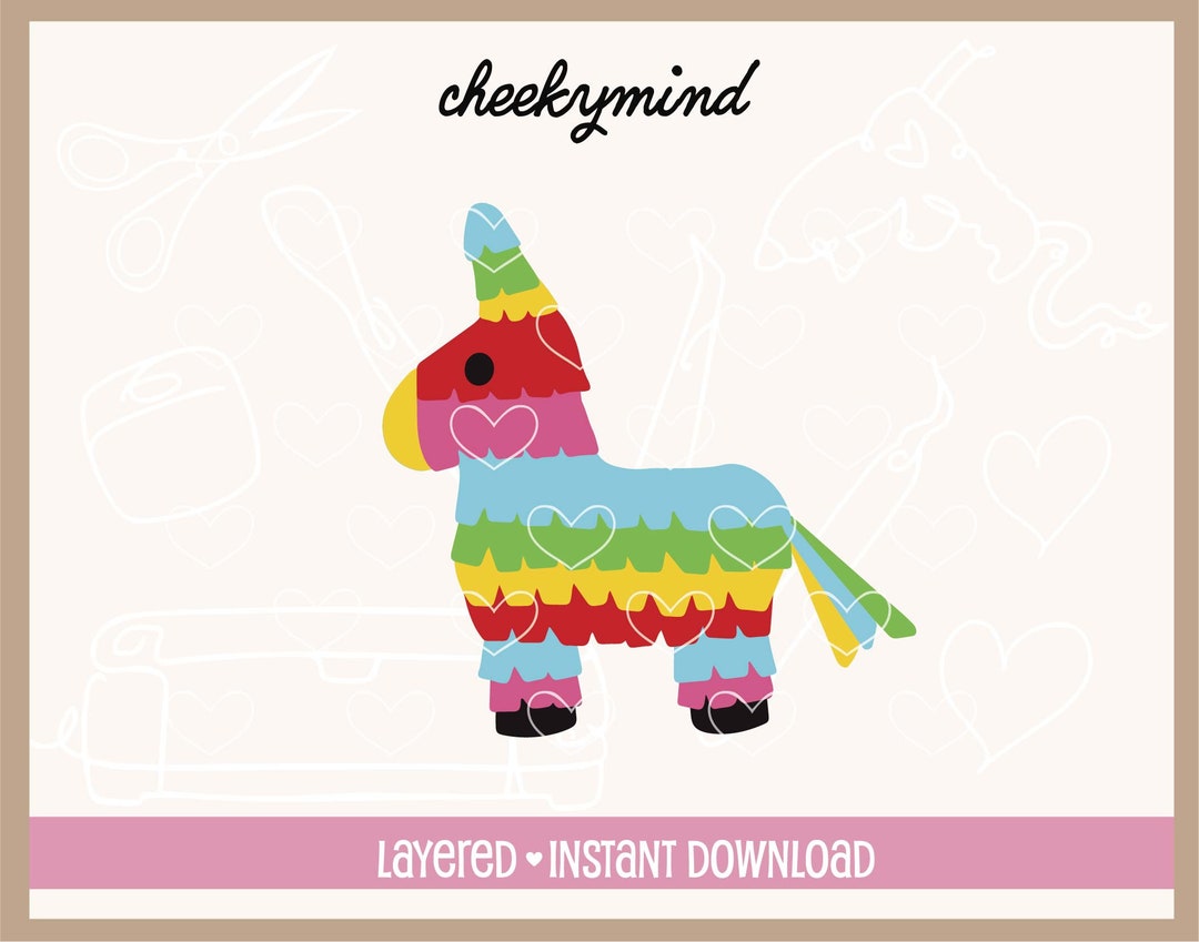 Pinata Svg *UPDATED to Layers | Pinata| Pinata Clipart | Cinco De Mayo ...
