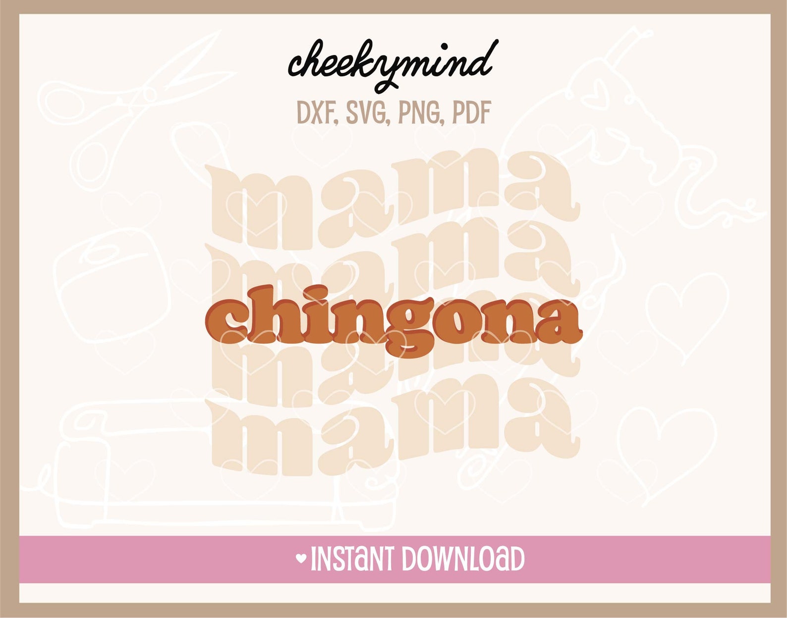 Mama Chingona Retro Vintage SVG Mexican Mom SVG - Etsy