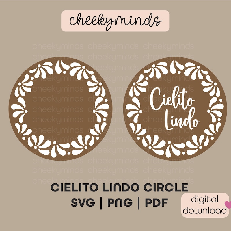 Cielito Lindo Circles - Etsy