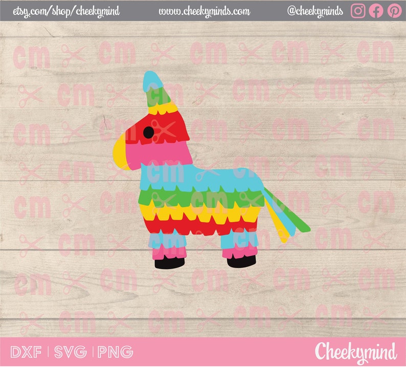 Pinata svg UPDATED to Layers Pinata Pinata Clipart | Etsy
