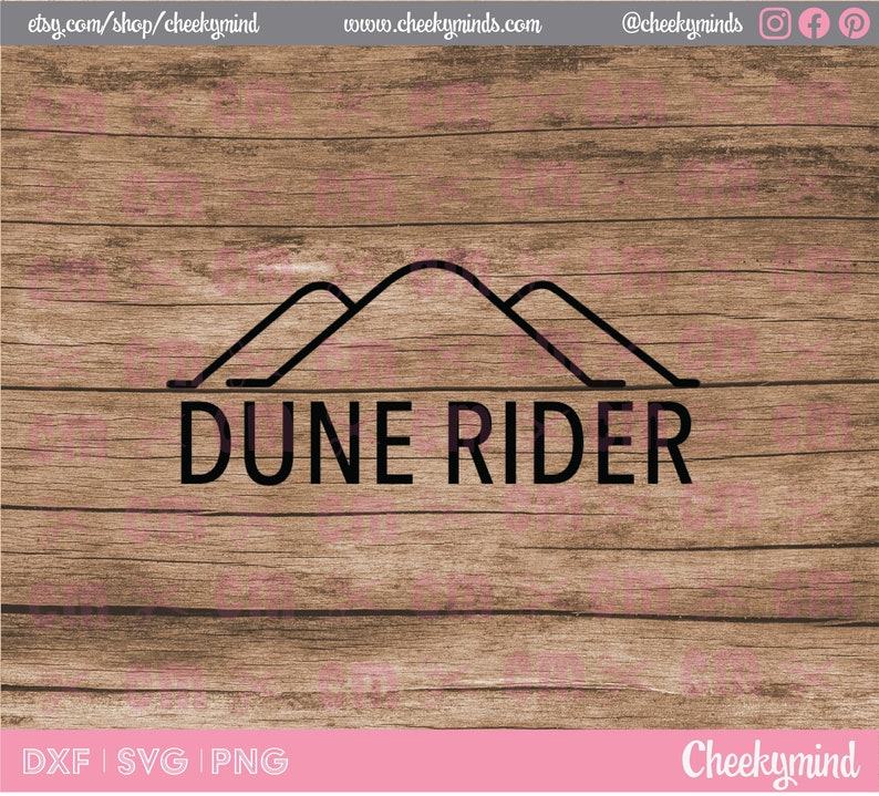 Dune Rider SVG DXF PNG | Etsy