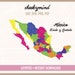 Map of Mexico SVG | Mexican States | Mexico Cut Files | Country of ...