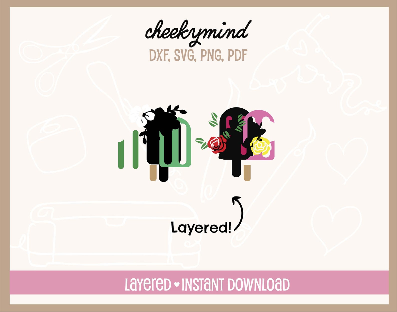 Paletero Cart SVG Paletas De Nieve SVG Set up for Layering - Etsy