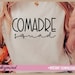 Comadre Squad SVG for Your Comadre, Comadre SVG to Make Shirts, Mexican ...