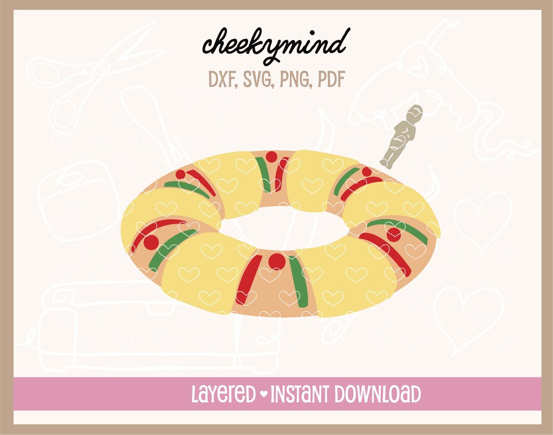 Rosca De Reyes, Dia De Los Reyes Magos, Rosca Svg, Cafecito, Three ...