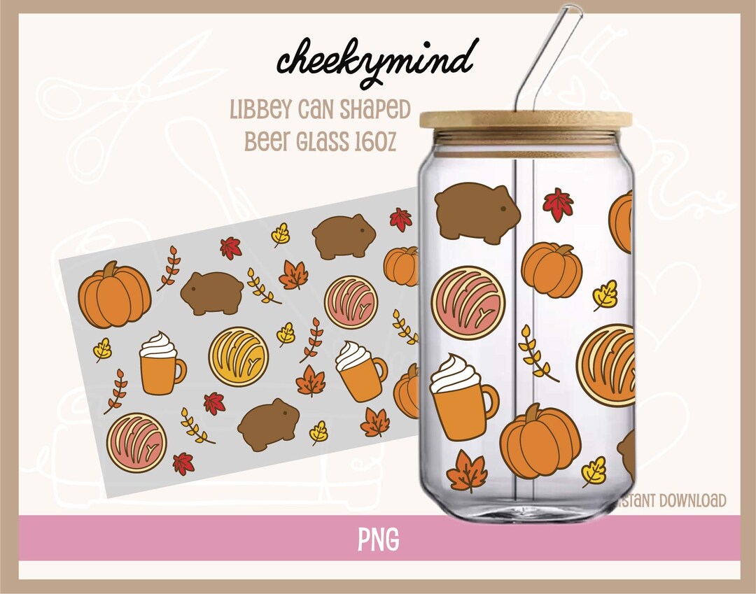 Pumpkin Spice Y Pan Dulce Libbey Wrap PNG Fall Conchas Wrap Maranitos ...