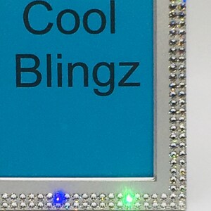 Swarovski Crystal Bling Photo Picture Frame 4" X 6" - 2 Rows Clear ...