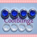 CLEAR FLOWER Rhinestone Screw Caps Covers for Crystal Bling License ...