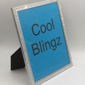 Swarovski Crystal Bling Photo Picture Frame 8" X 10" - 2 Rows Clear ...