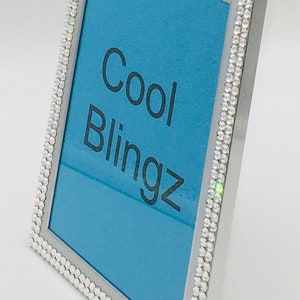 Swarovski Crystal Bling Photo Picture Frame 5" X 7" - 2 Rows Clear ...