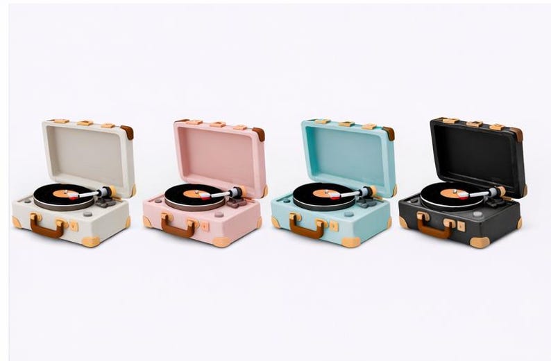 Miniature Record Player STL – 1:12 Scale Dollhouse Living Room Decor ...