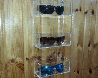 Sunglasses Eyeglasses Glasses Wall Mount Holder Stand Display | Etsy
