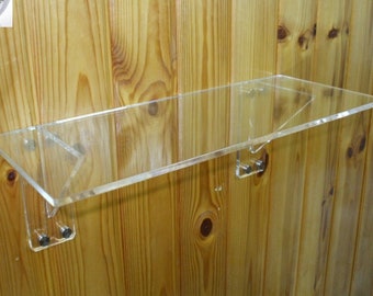 Large Wall Clear Transparent Acrylic Shelf With Large Two XL | Etsy