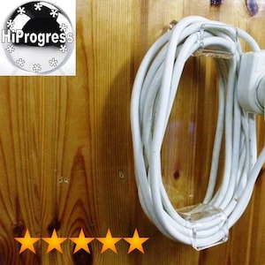 Clear Acrylic Hook for Electrical Power Extension Cable, Cord, Wire ...