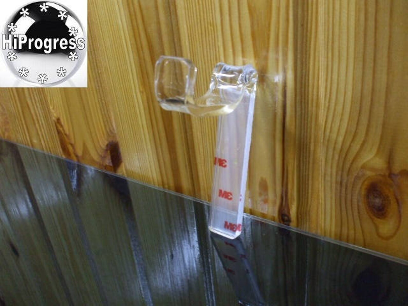 Clear Transparent Acrylic Hook for Kitchen Bathroom Wall Installation ...