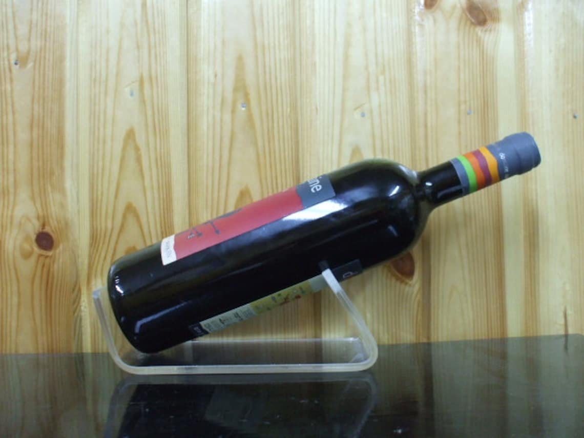 Single Wine Bottle Holder Stand Display - Etsy