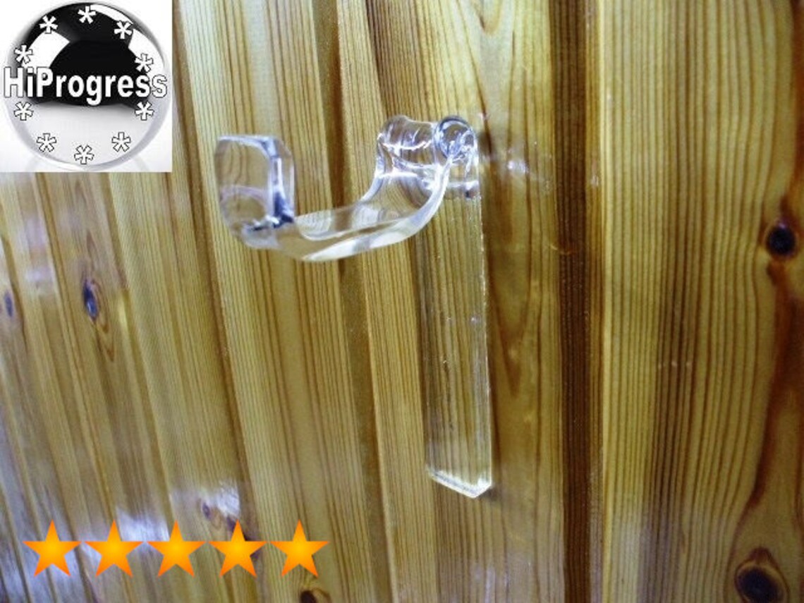 Clear Transparent Acrylic Hook for Kitchen Bathroom Wall - Etsy