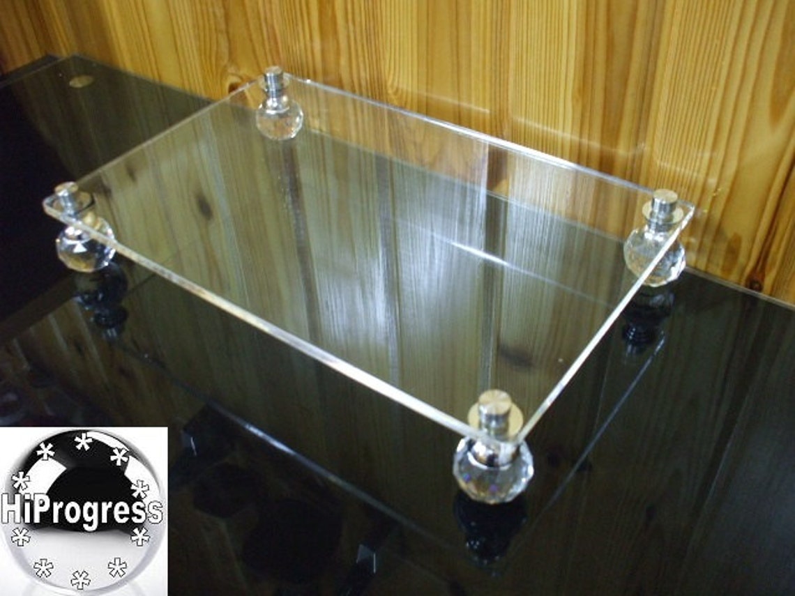 Rectangular Square Clear Acrylic Riser Stand Display Shelf | Etsy